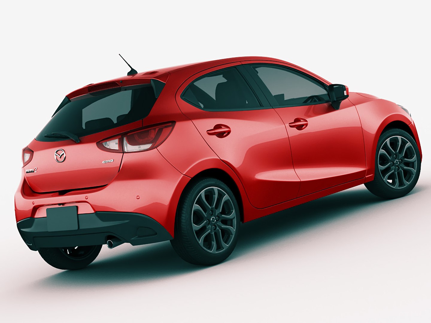 Details Demio Mazda 2 3d Model