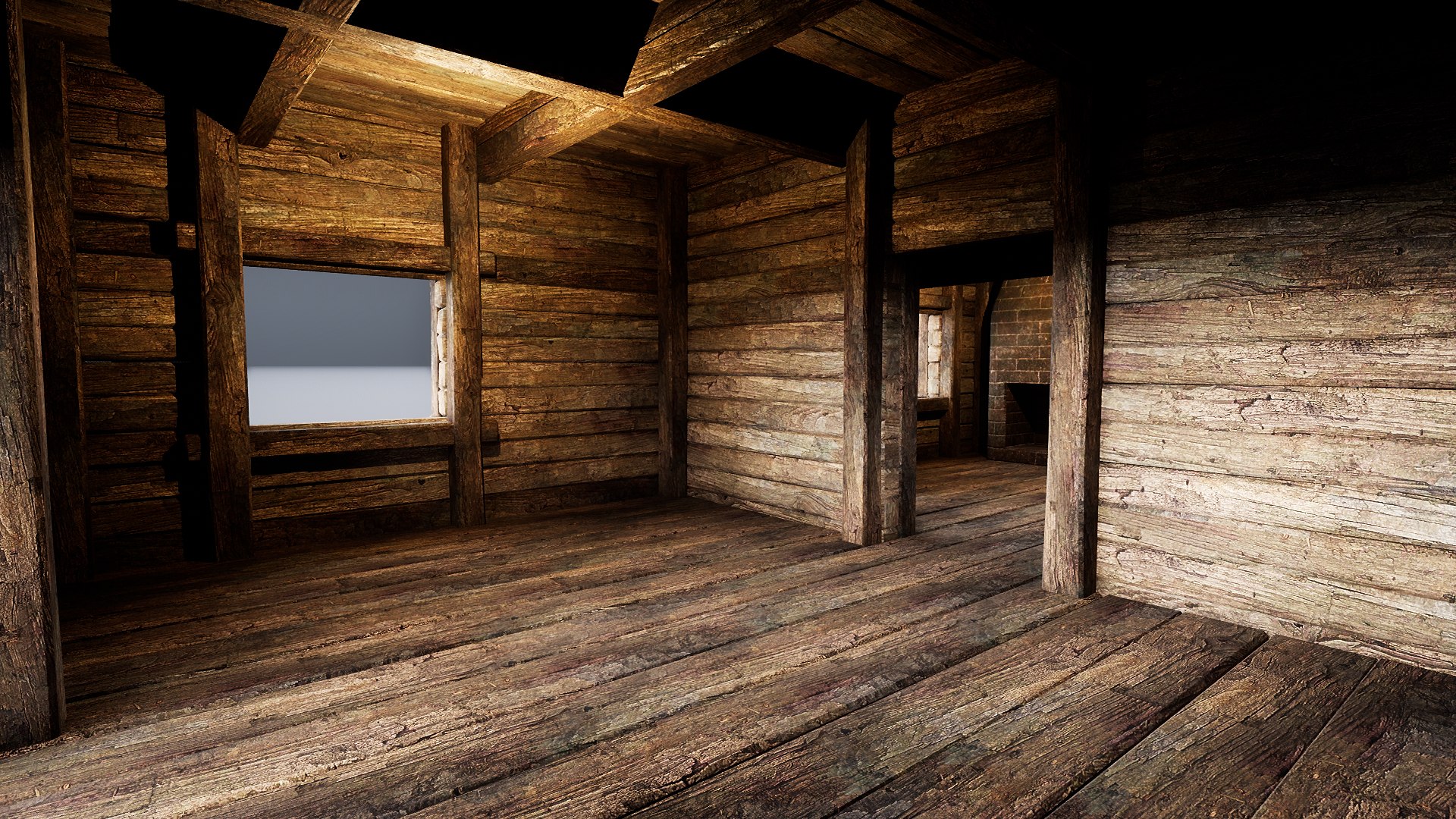 3D MEDIEVAL SLAVIC HOUSE COTTAGE CABIN HUT VILLAGE FARM AAA NEXTGEN ...