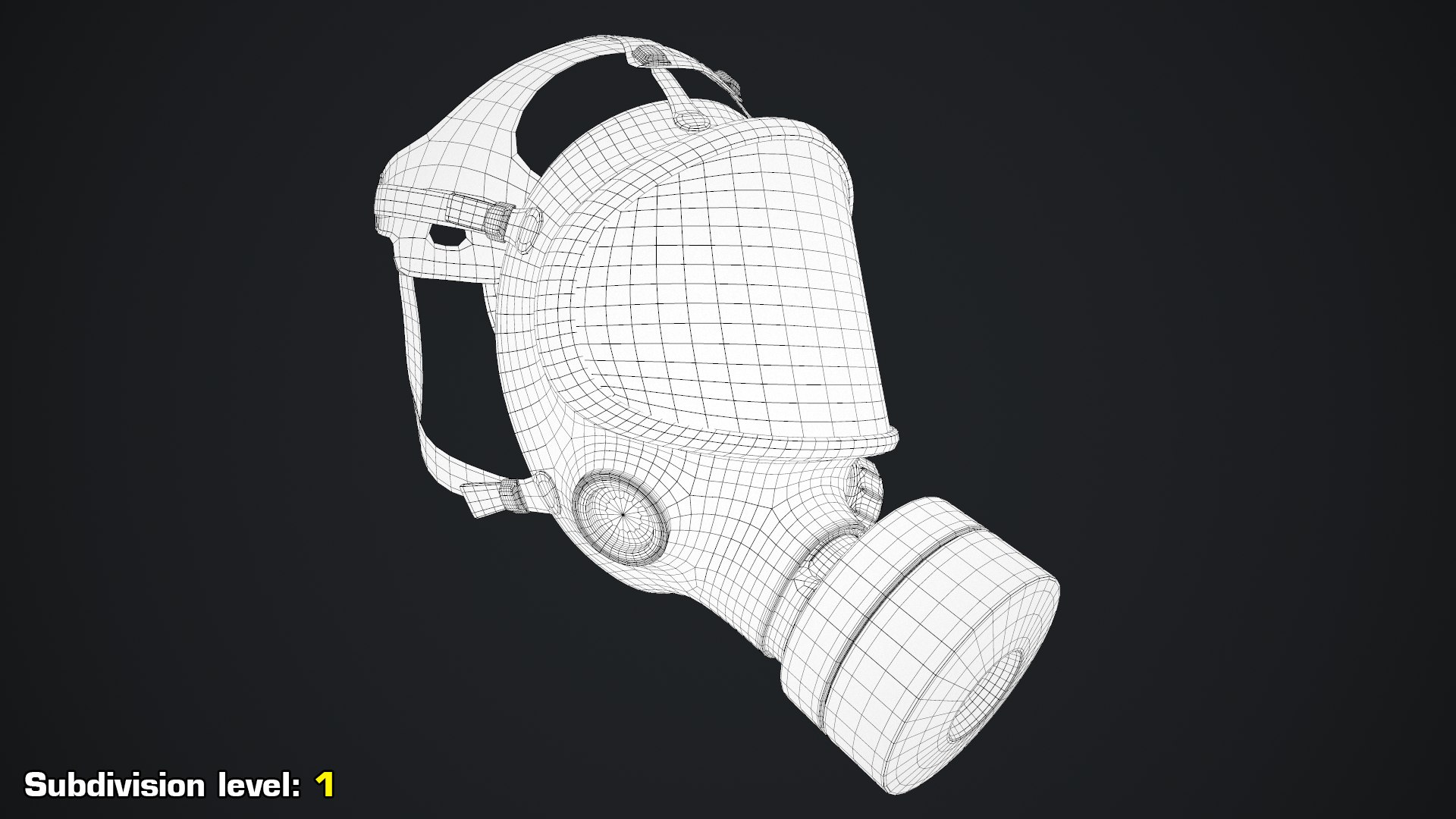 Gas Mask Model - TurboSquid 1465739