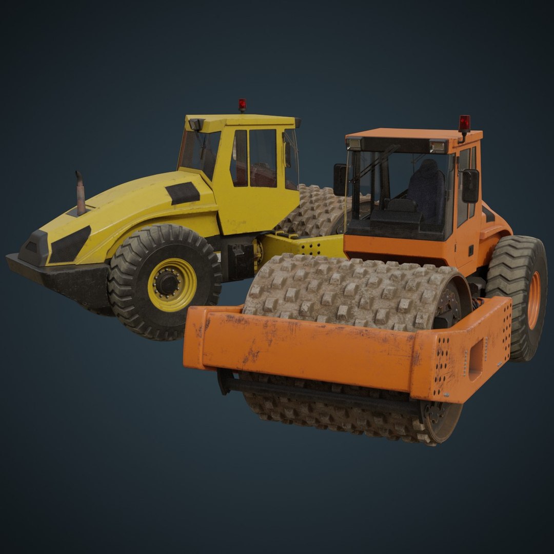 Compactor 2B 3D Model - TurboSquid 1872356