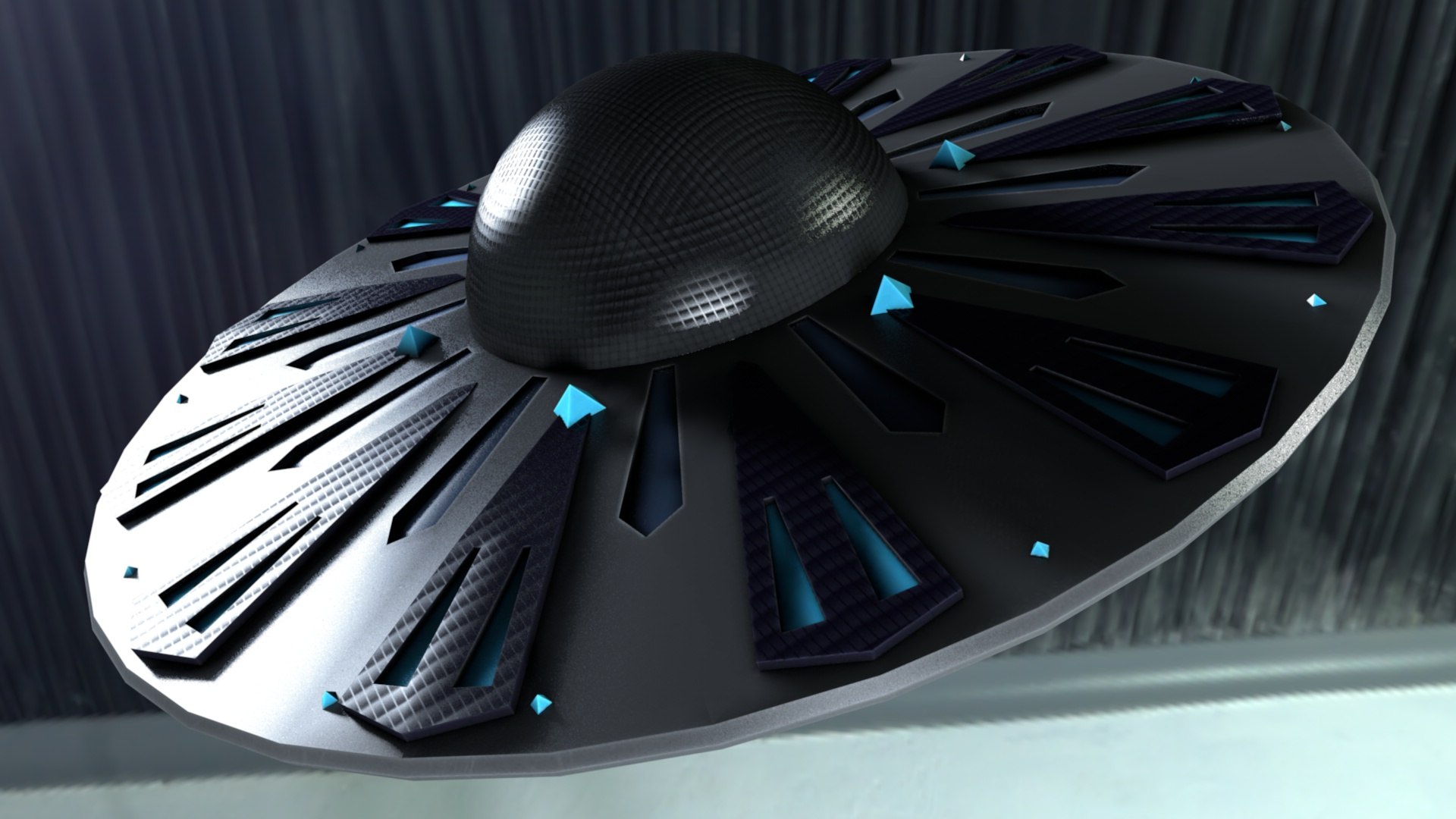 Alien ship space 3D model - TurboSquid 1494044