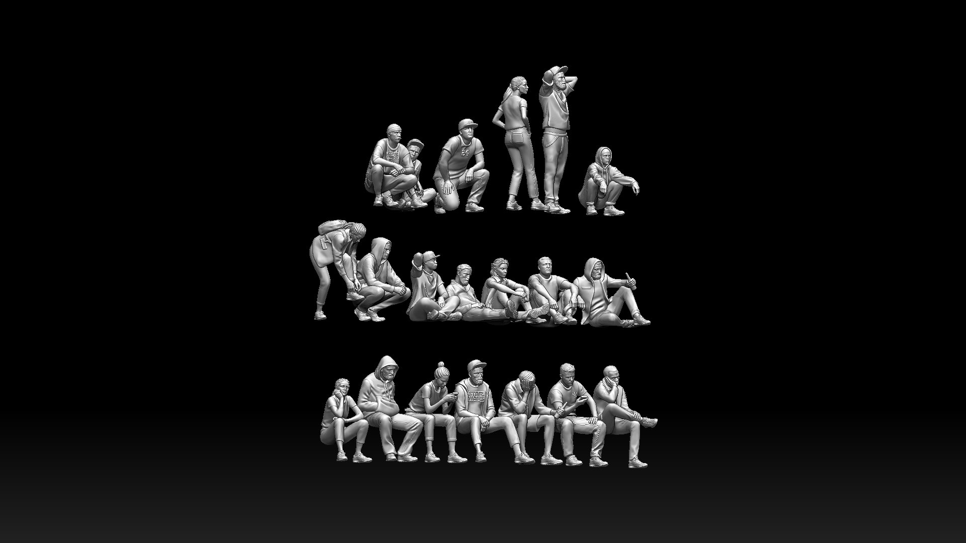 3D model young people - TurboSquid 2157765