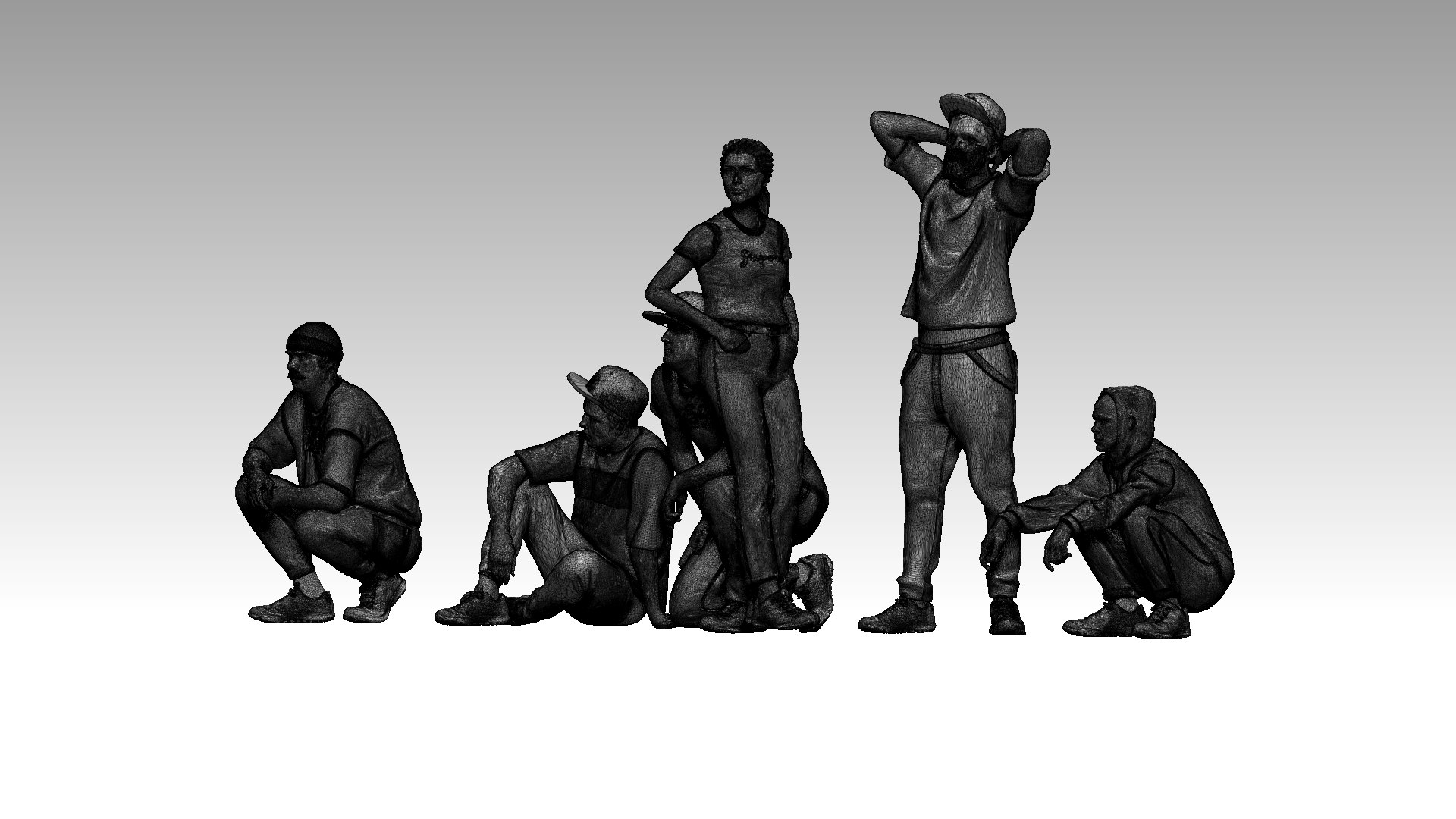 3D model young people - TurboSquid 2157765