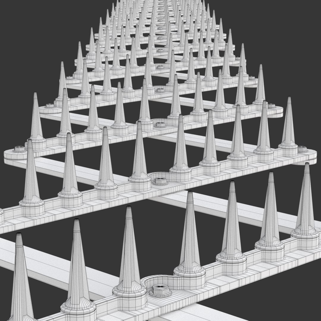 3D Spike Strip Model - TurboSquid 1229391
