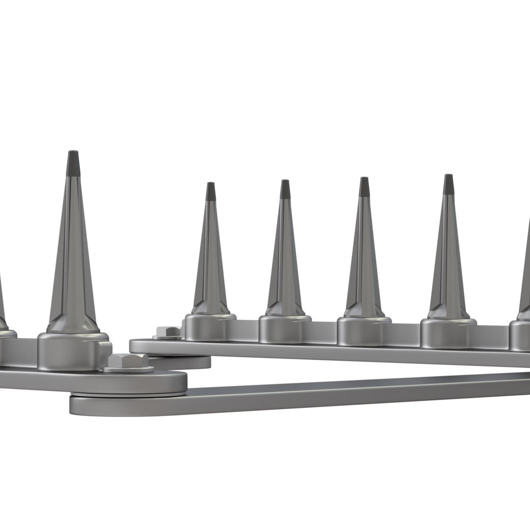 3D Spike Strip Model - TurboSquid 1229391