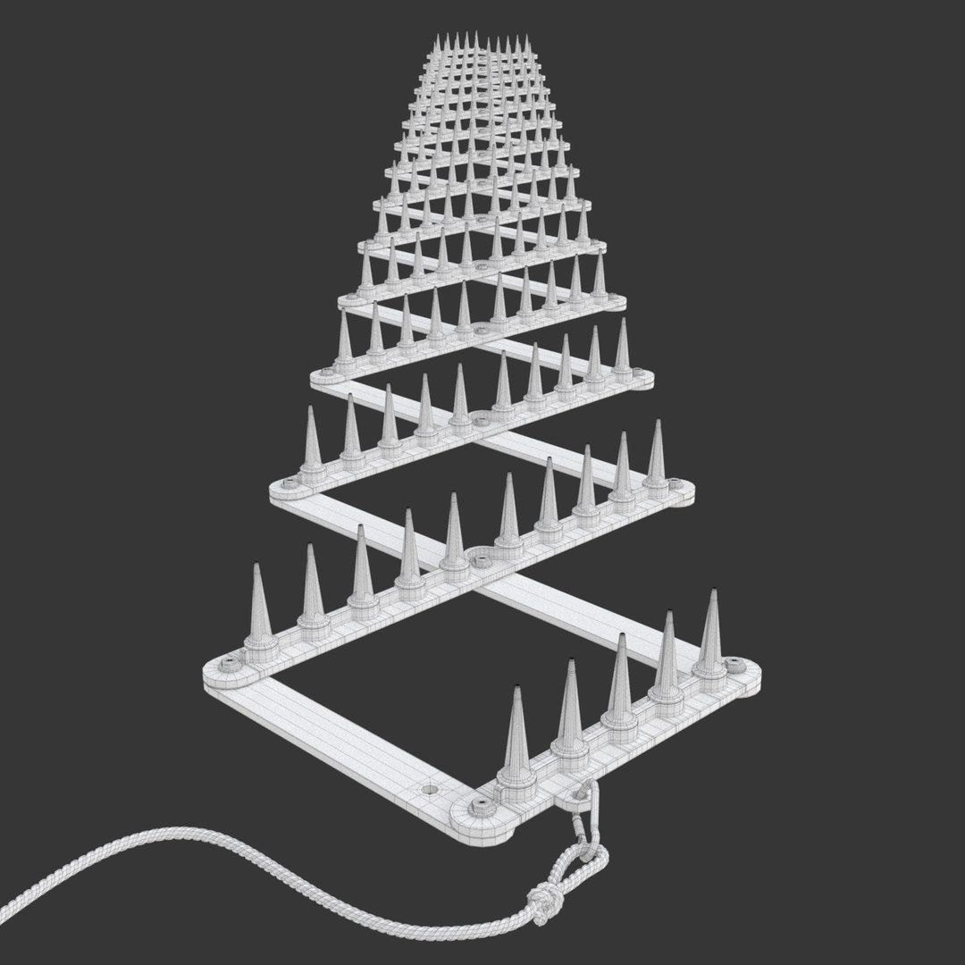 3D Spike Strip Model - TurboSquid 1229391