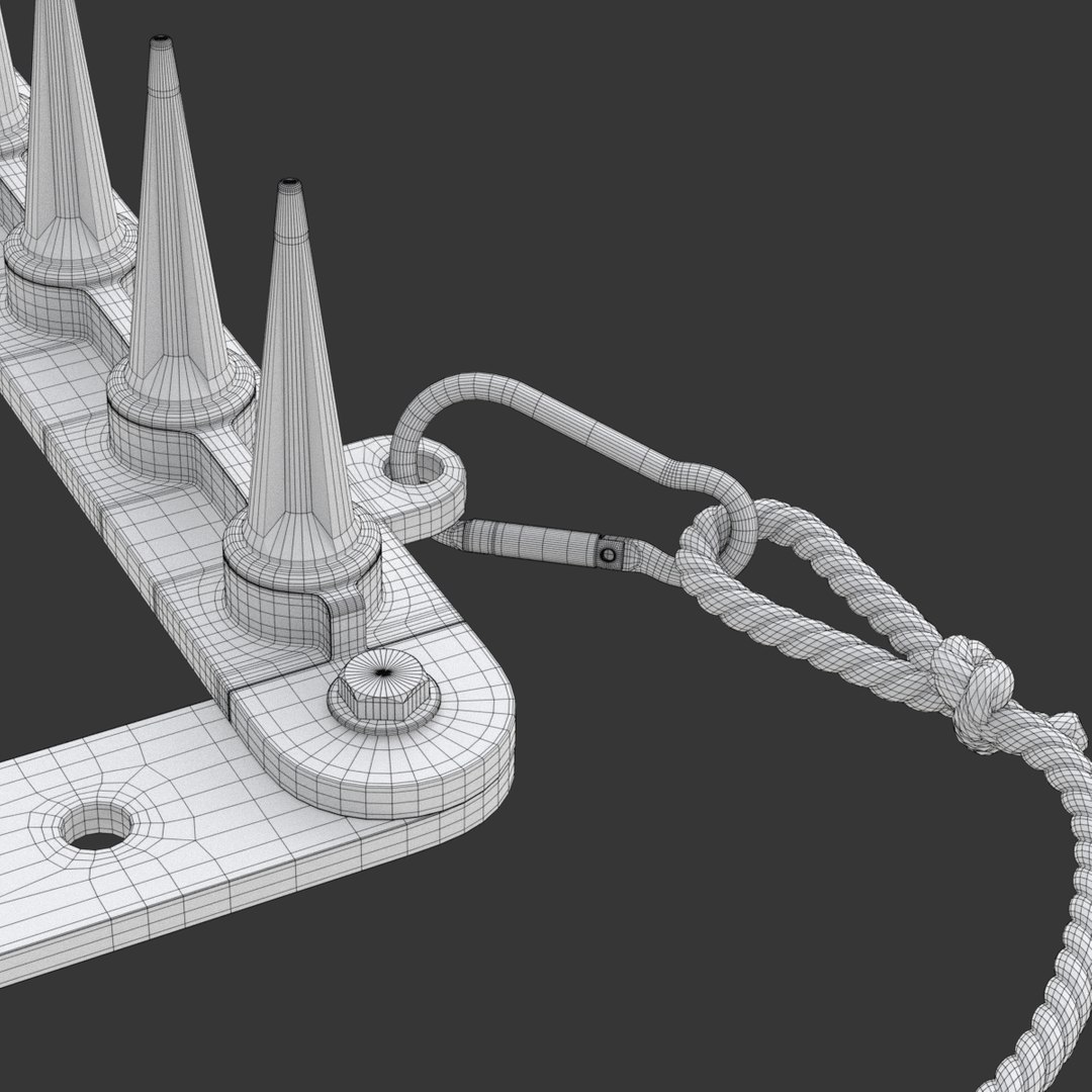 3D Spike Strip Model - TurboSquid 1229391