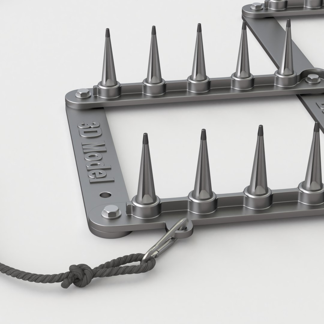 3D Spike Strip Model - TurboSquid 1229391