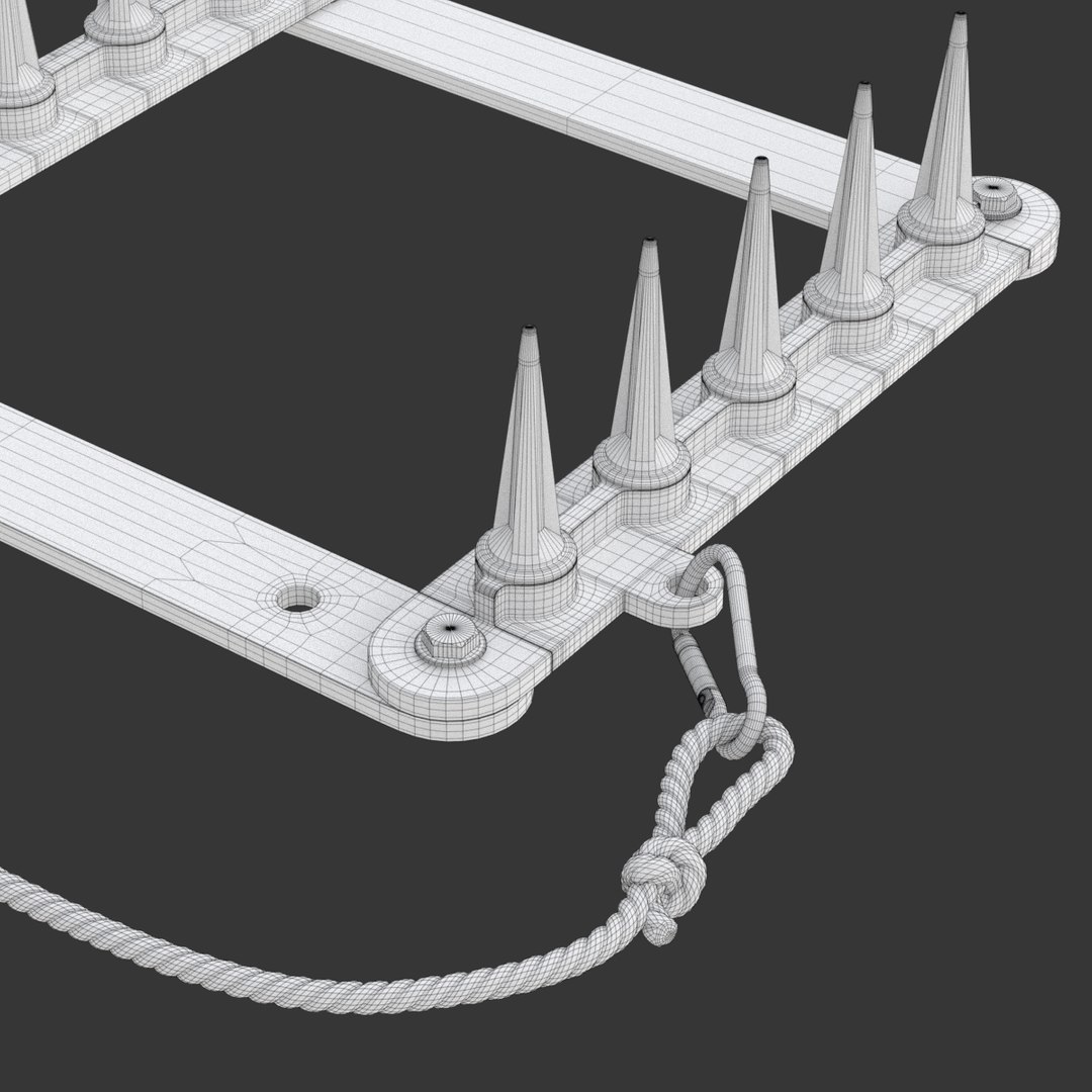 3D Spike Strip Model - TurboSquid 1229391