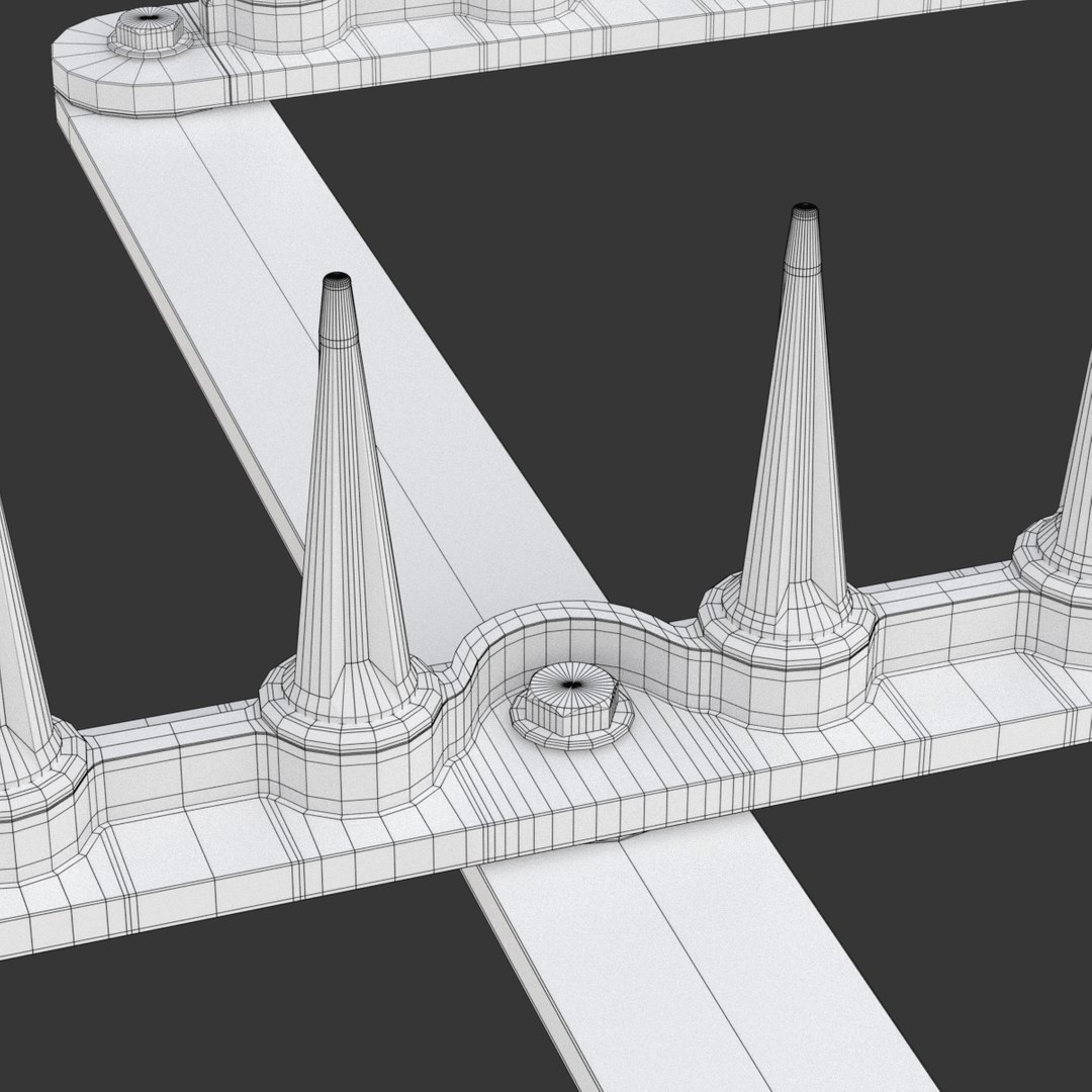 3D Spike Strip Model - TurboSquid 1229391