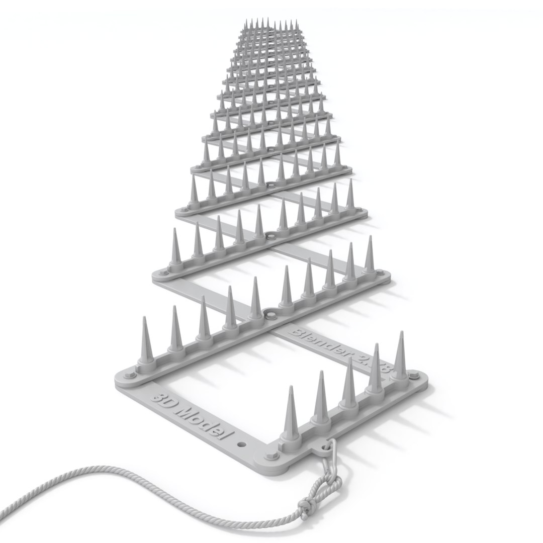 3D Spike Strip Model - TurboSquid 1229391