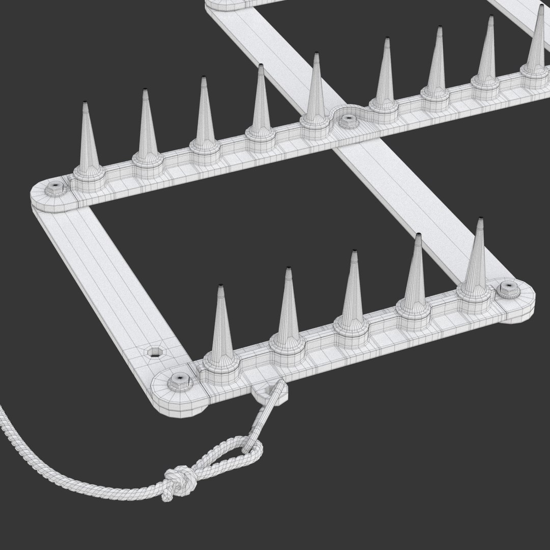 3D Spike Strip Model - TurboSquid 1229391
