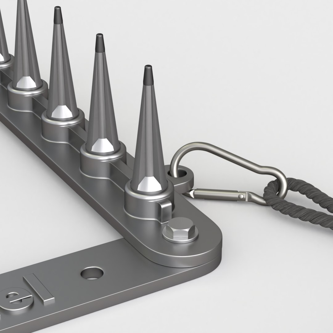 3D Spike Strip Model - TurboSquid 1229391