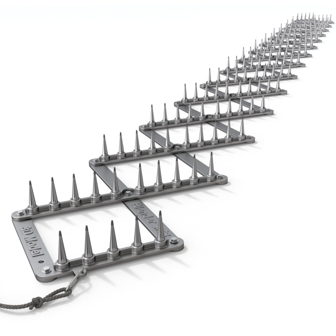 3D Spike Strip Model - TurboSquid 1229391