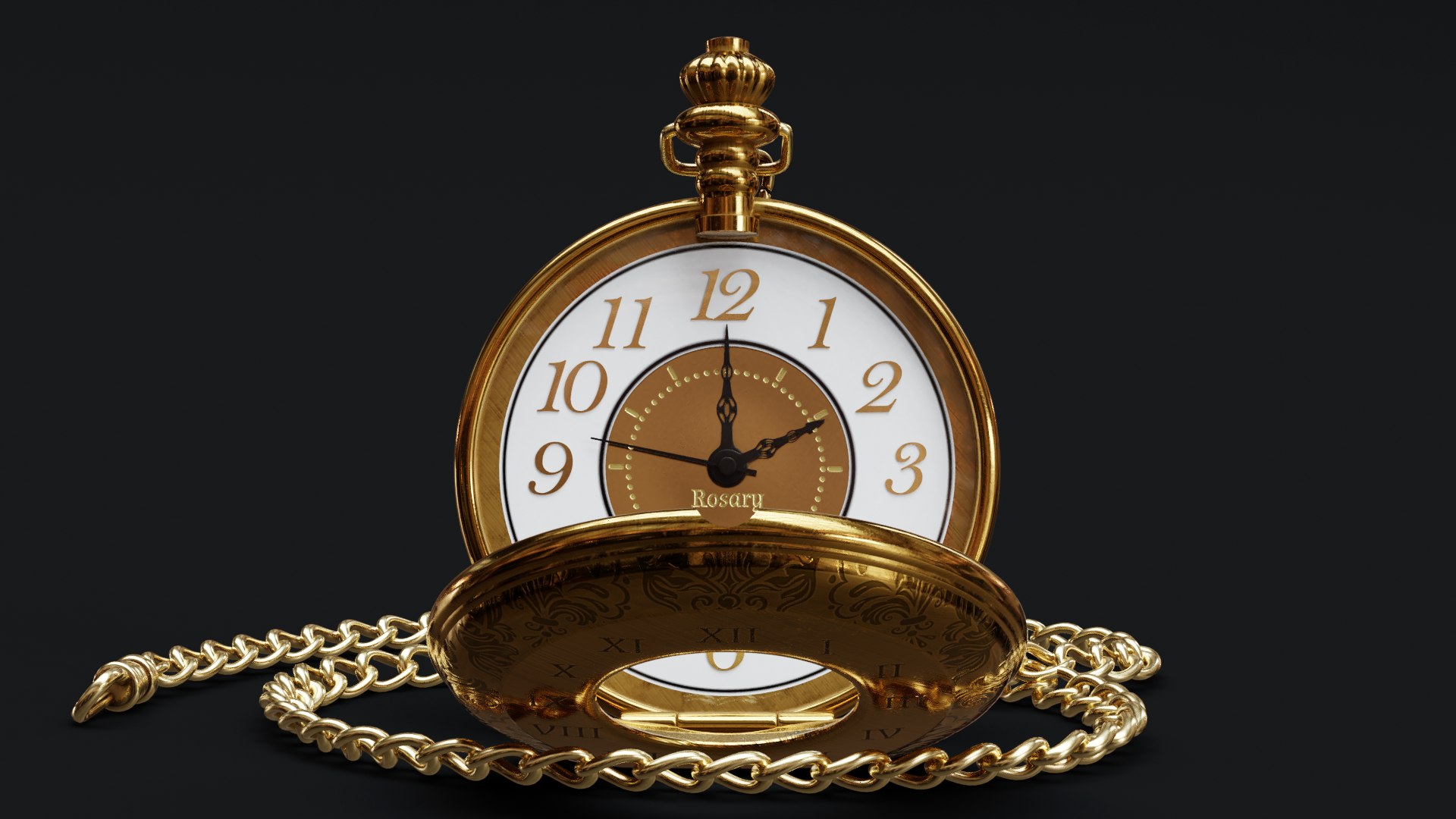 3D Pocket Watch Model - TurboSquid 1805596