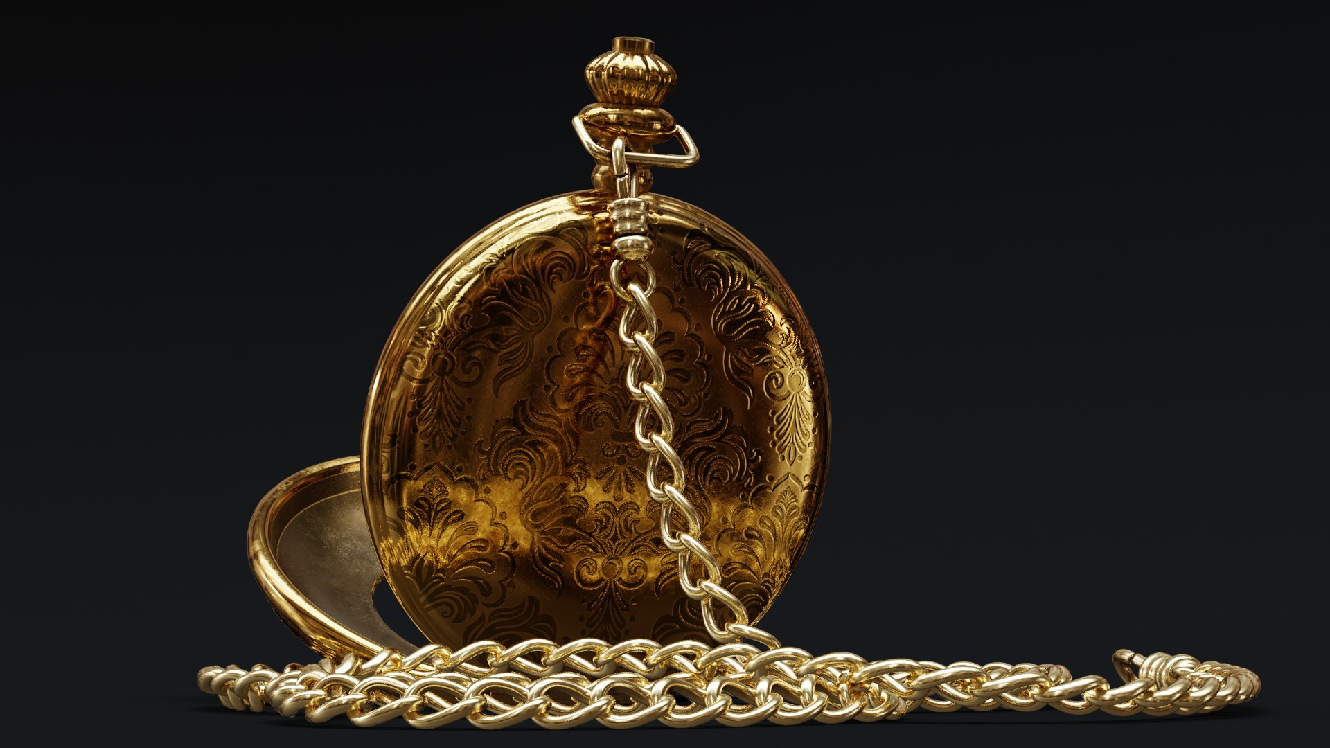 3D Pocket Watch Model - TurboSquid 1805596