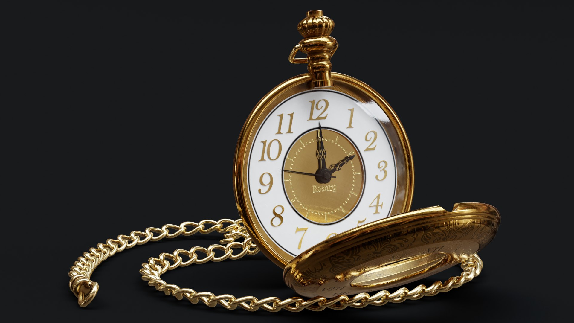 3D Pocket Watch model - TurboSquid 1805596