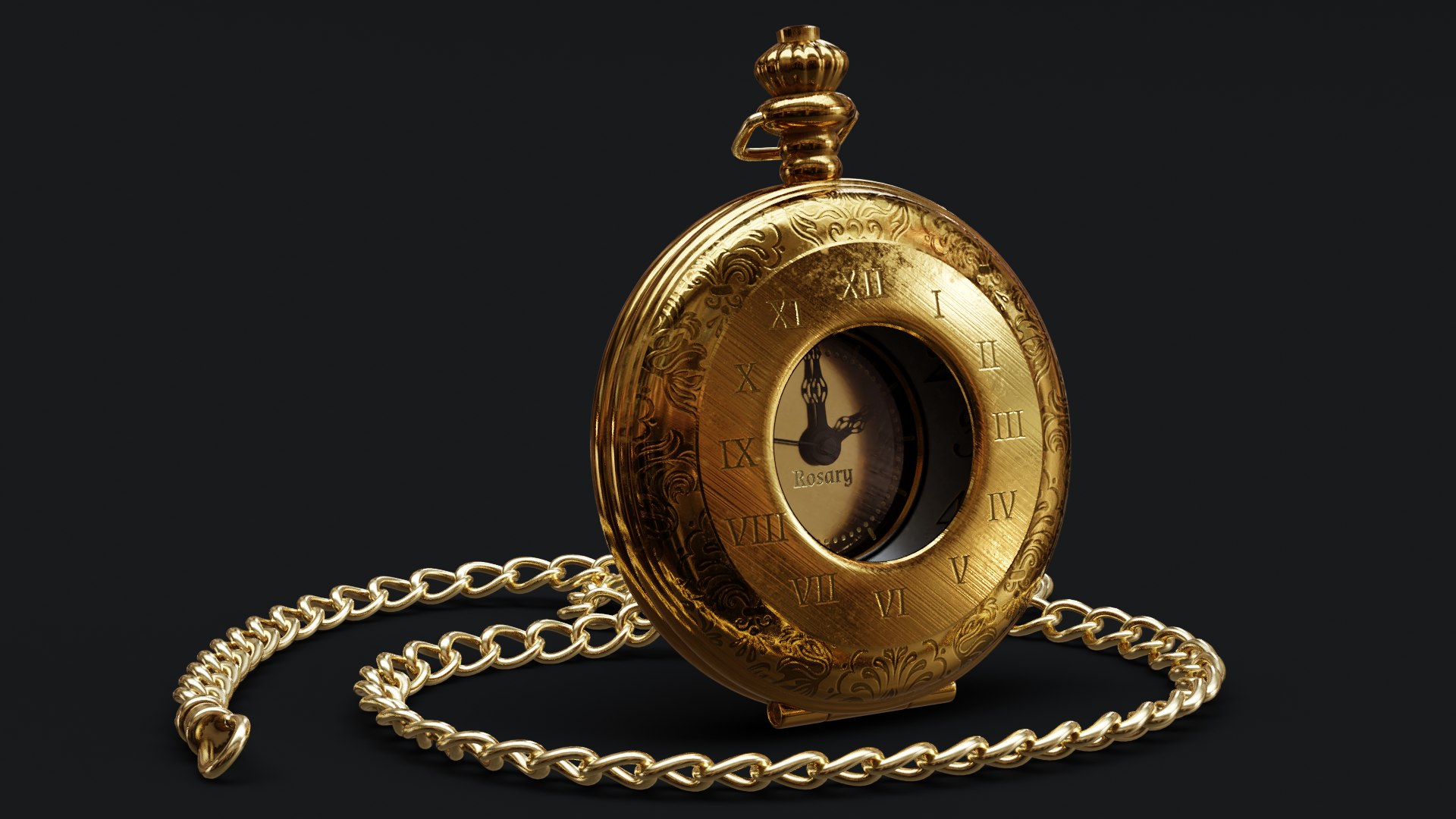 3D Pocket Watch Model - TurboSquid 1805596