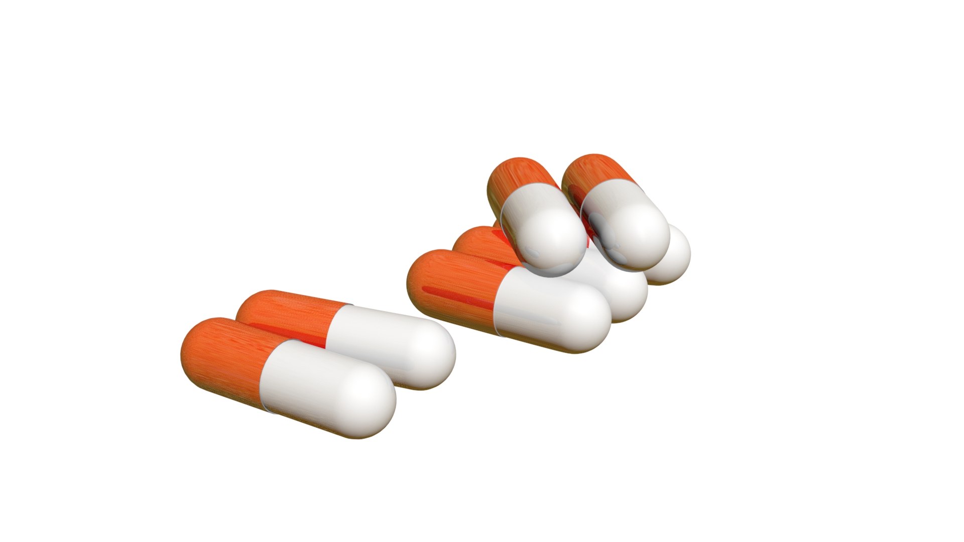 3D Pills model - TurboSquid 1744775