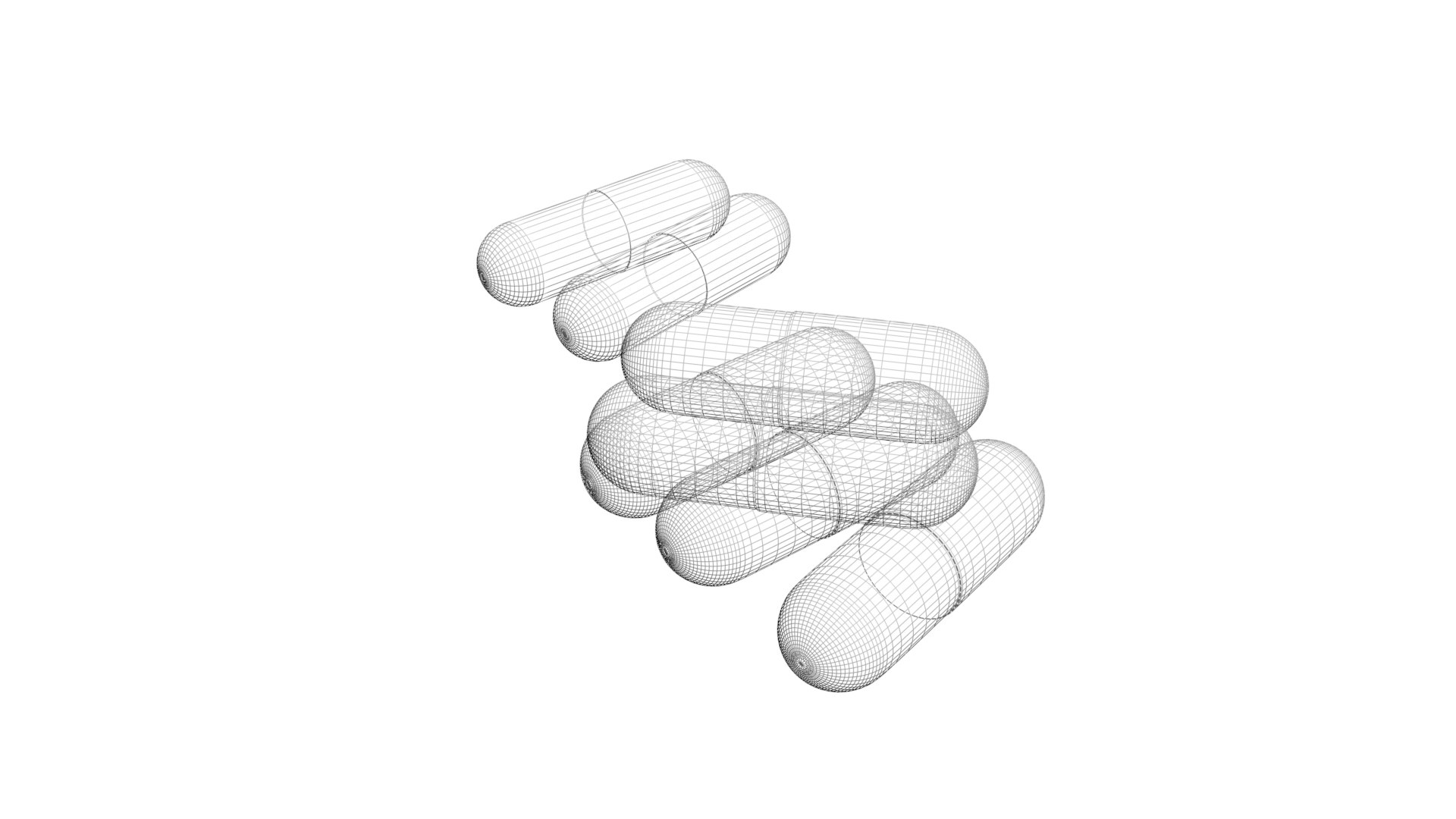 3D Pills model - TurboSquid 1744775