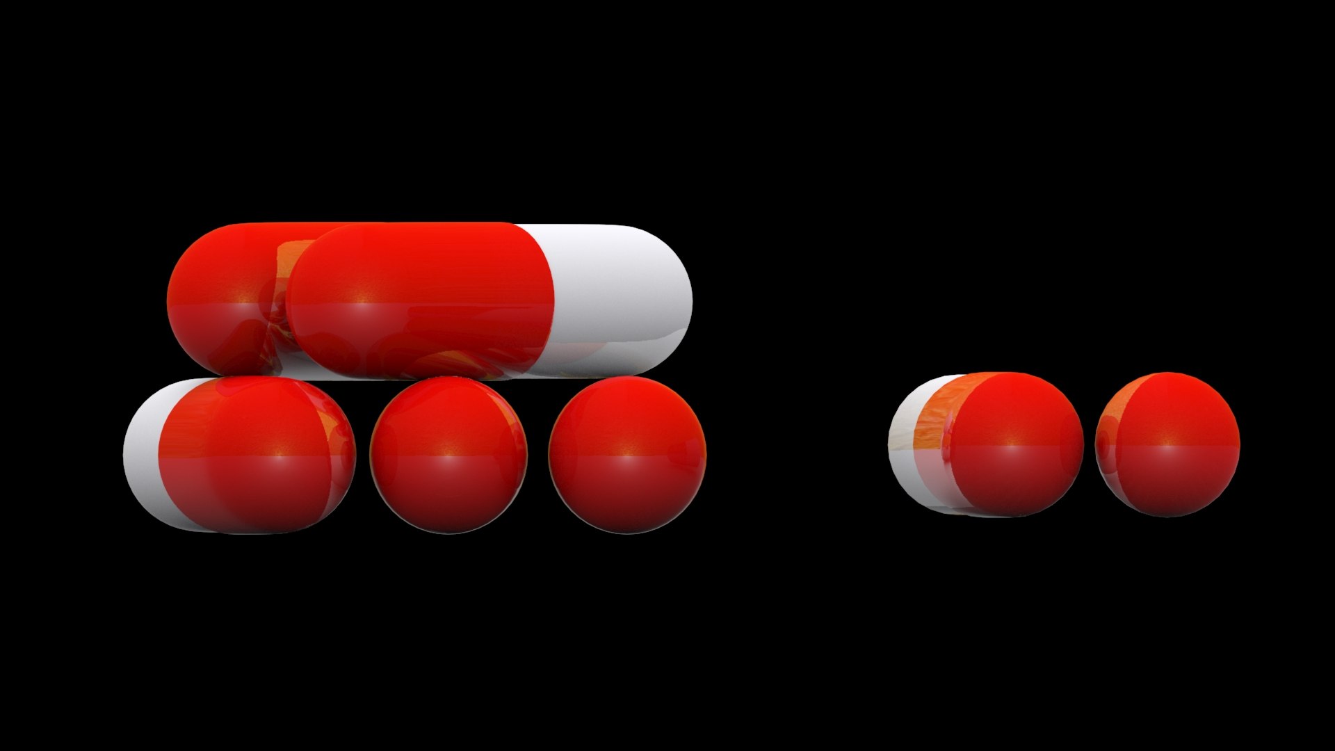 3D Pills model - TurboSquid 1744775