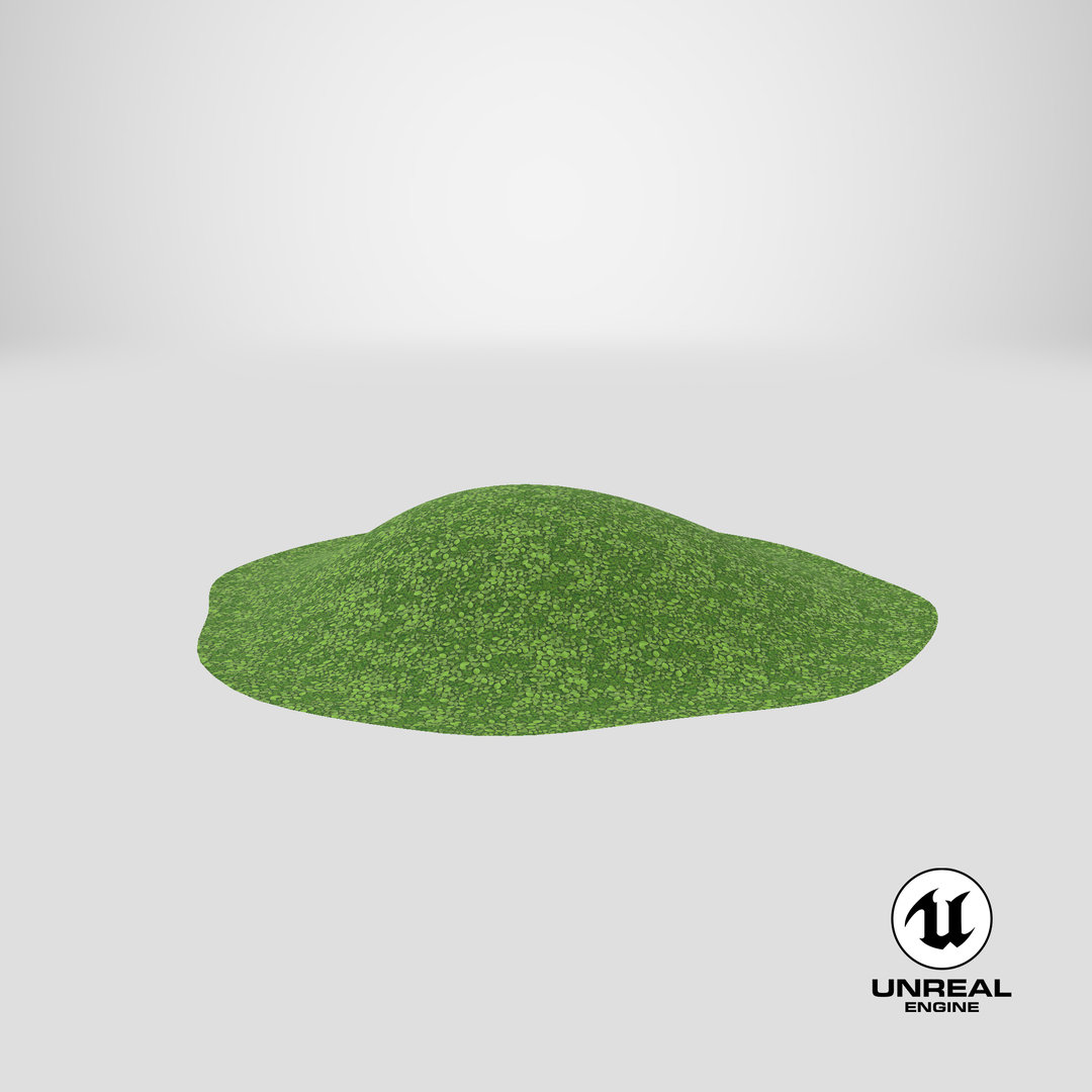 3D Grass Hill with Tiled Texture V1 - TurboSquid 1965328