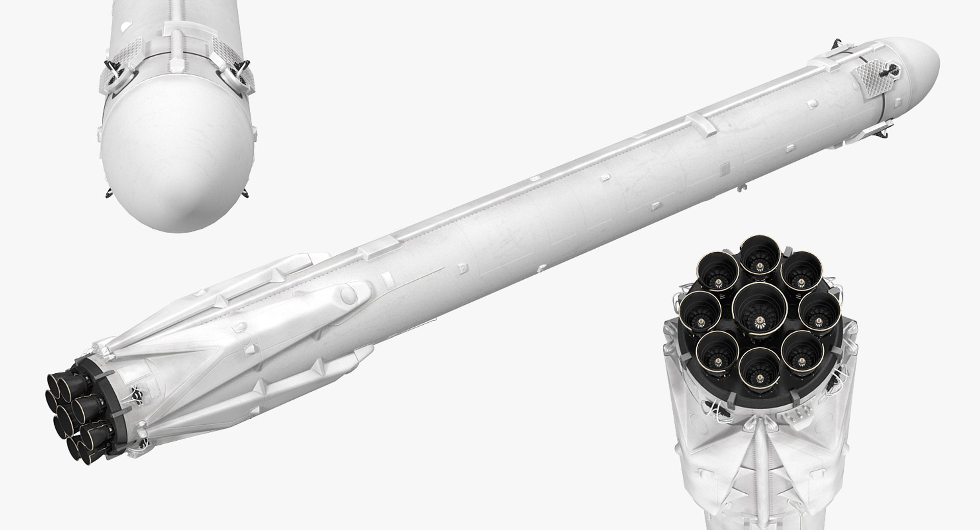 Space Booster Rigged Model - TurboSquid 1365958