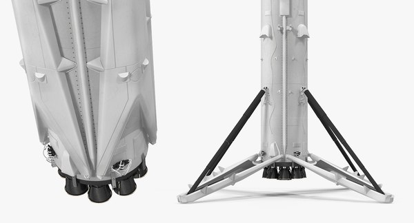 Space booster rigged model - TurboSquid 1365958
