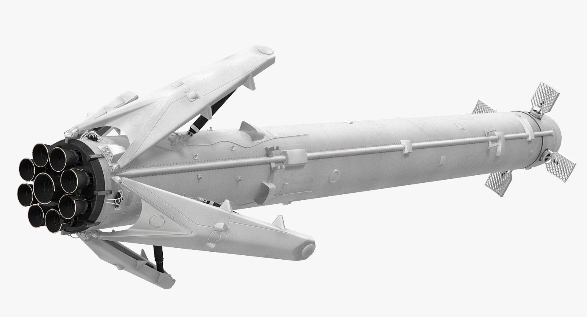 Space Booster Rigged Model - TurboSquid 1365958