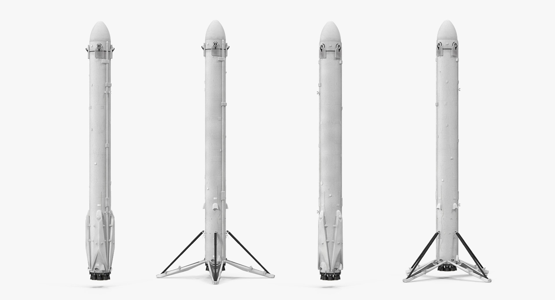 Space Booster Rigged Model - TurboSquid 1365958