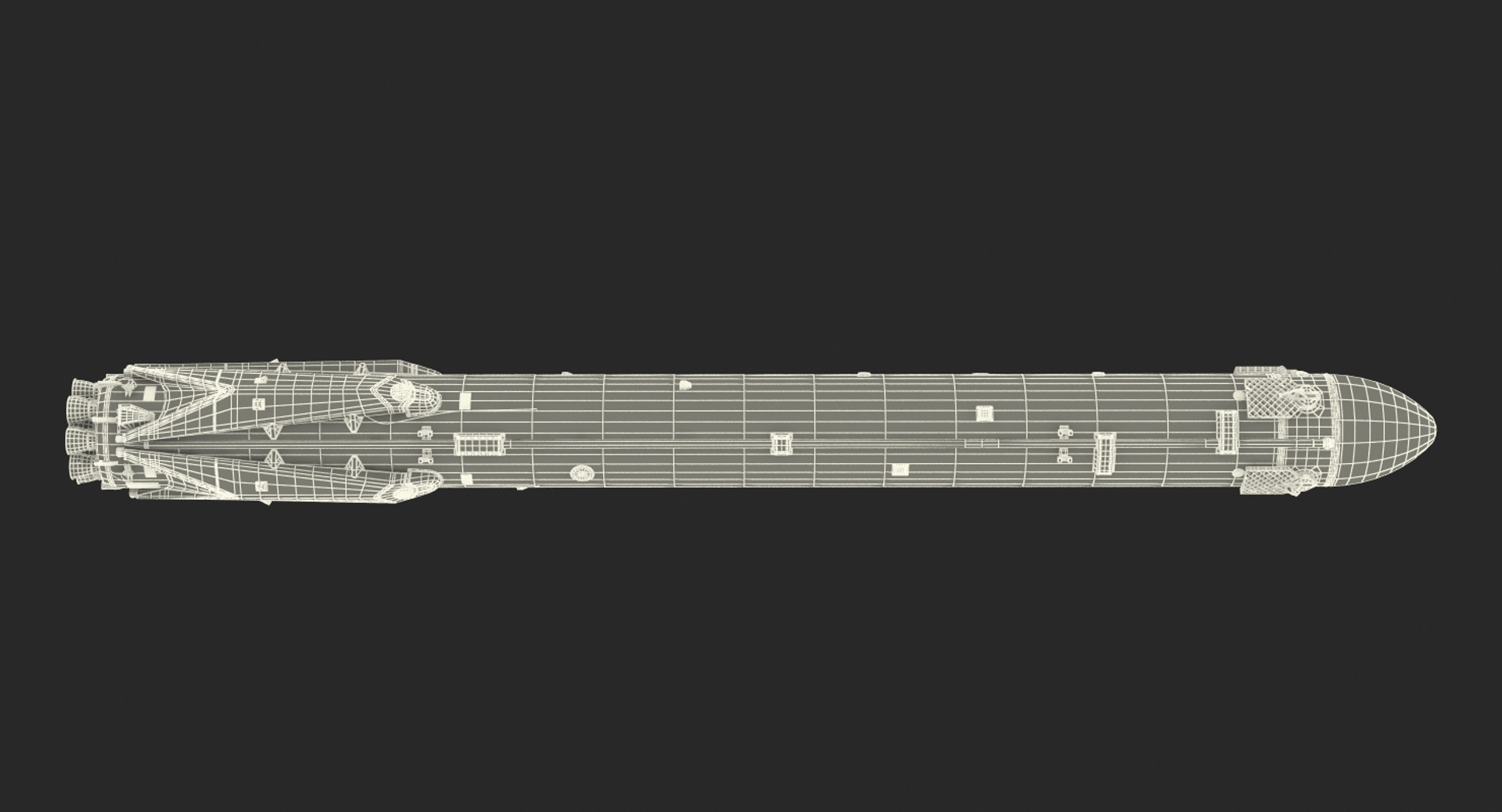 Space Booster Rigged Model - TurboSquid 1365958