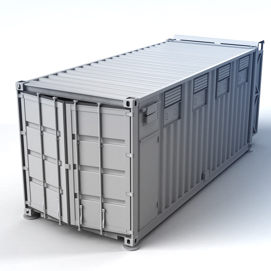 Modular Center Data 3d Model