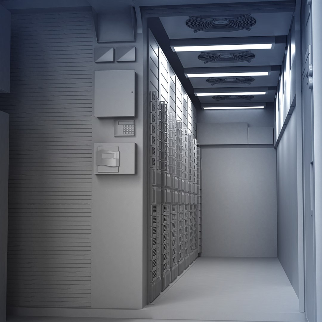 Modular Center Data 3d Model