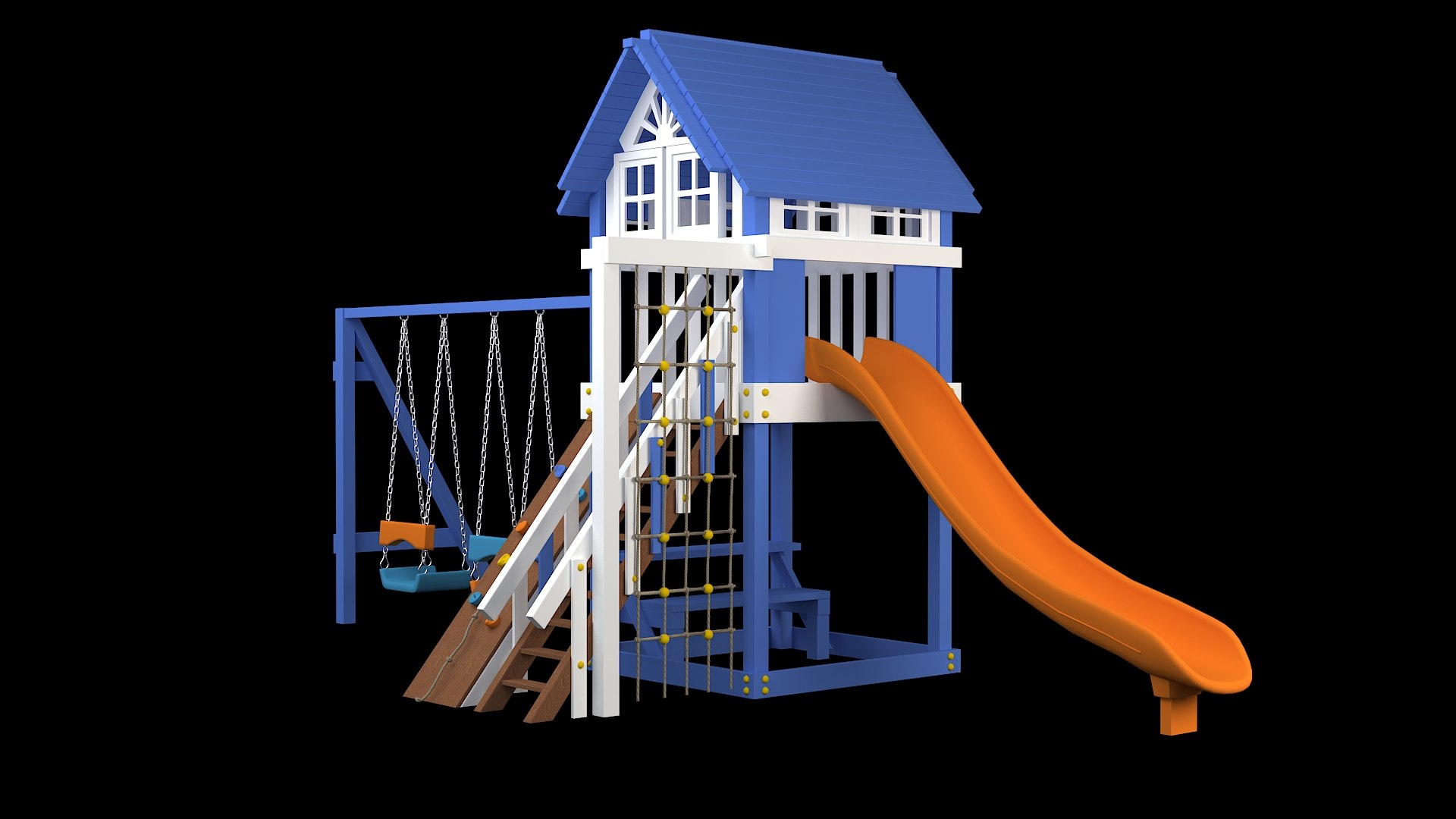 Slide Climber Playground 3D Model - TurboSquid 1961401