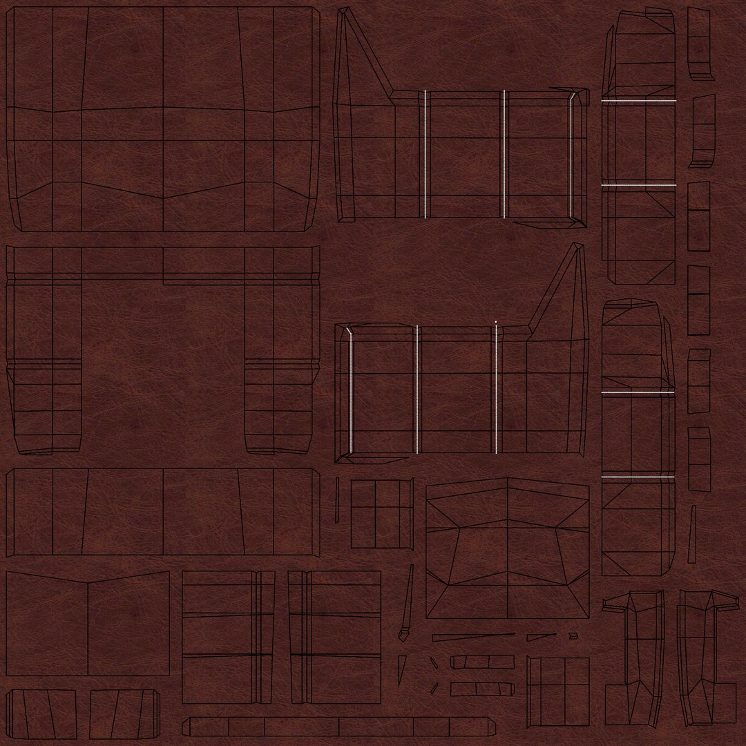 3D Modern Leather Chair - TurboSquid 1376832