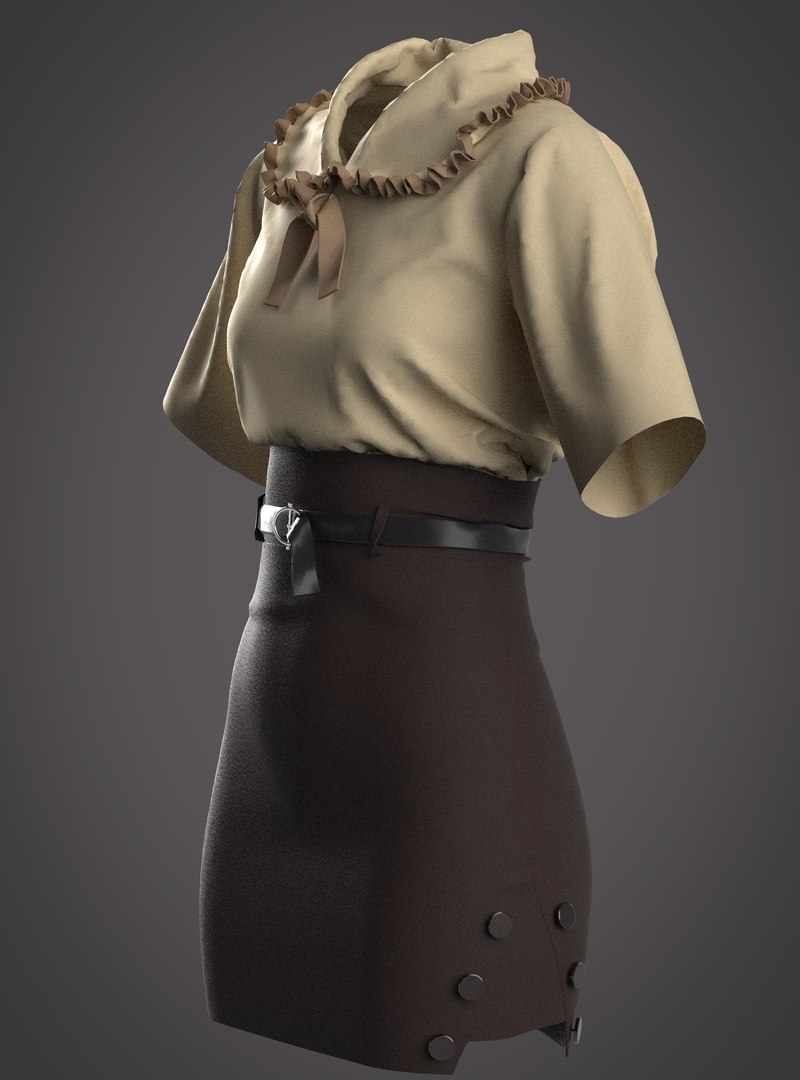 3D model 3 cute outfit - TurboSquid 1960774
