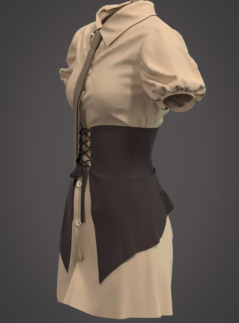 3D Model 3 Cute Outfit - TurboSquid 1960774