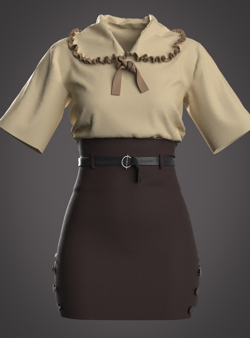 3D model 3 cute outfit - TurboSquid 1960774