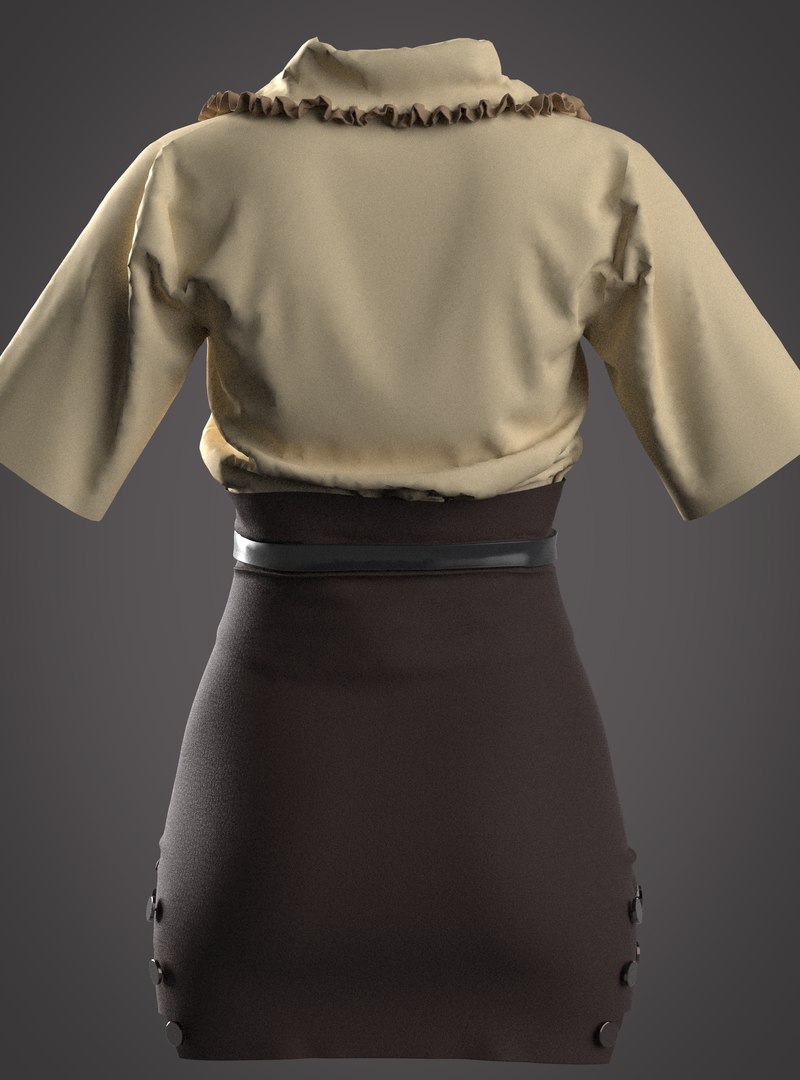 3D Model 3 Cute Outfit - TurboSquid 1960774