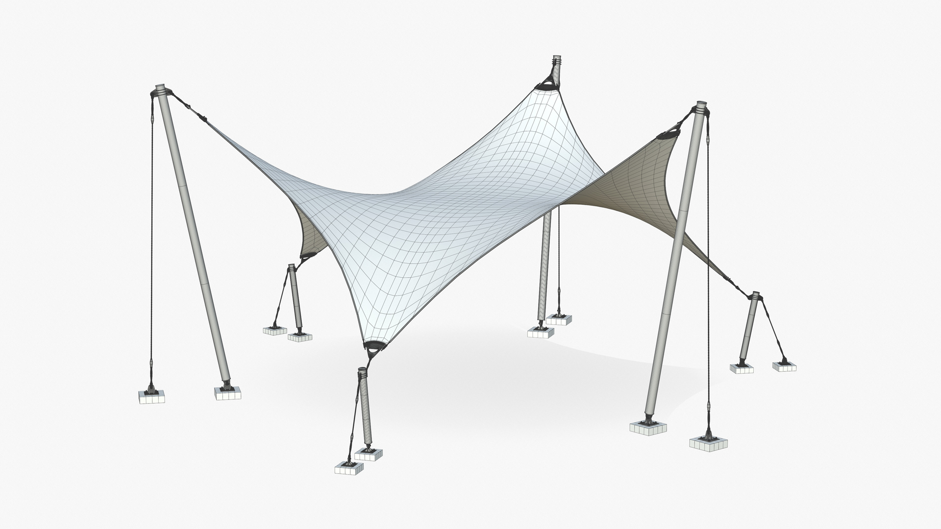 3D Tensile Structures model - TurboSquid 1824392