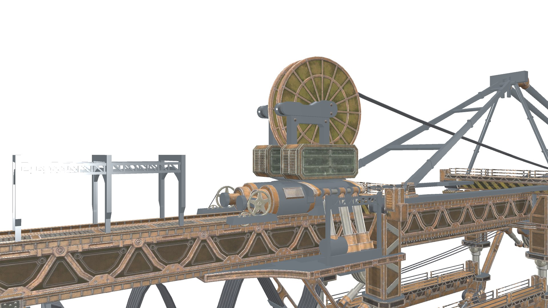 RTG crane model - TurboSquid 1888742