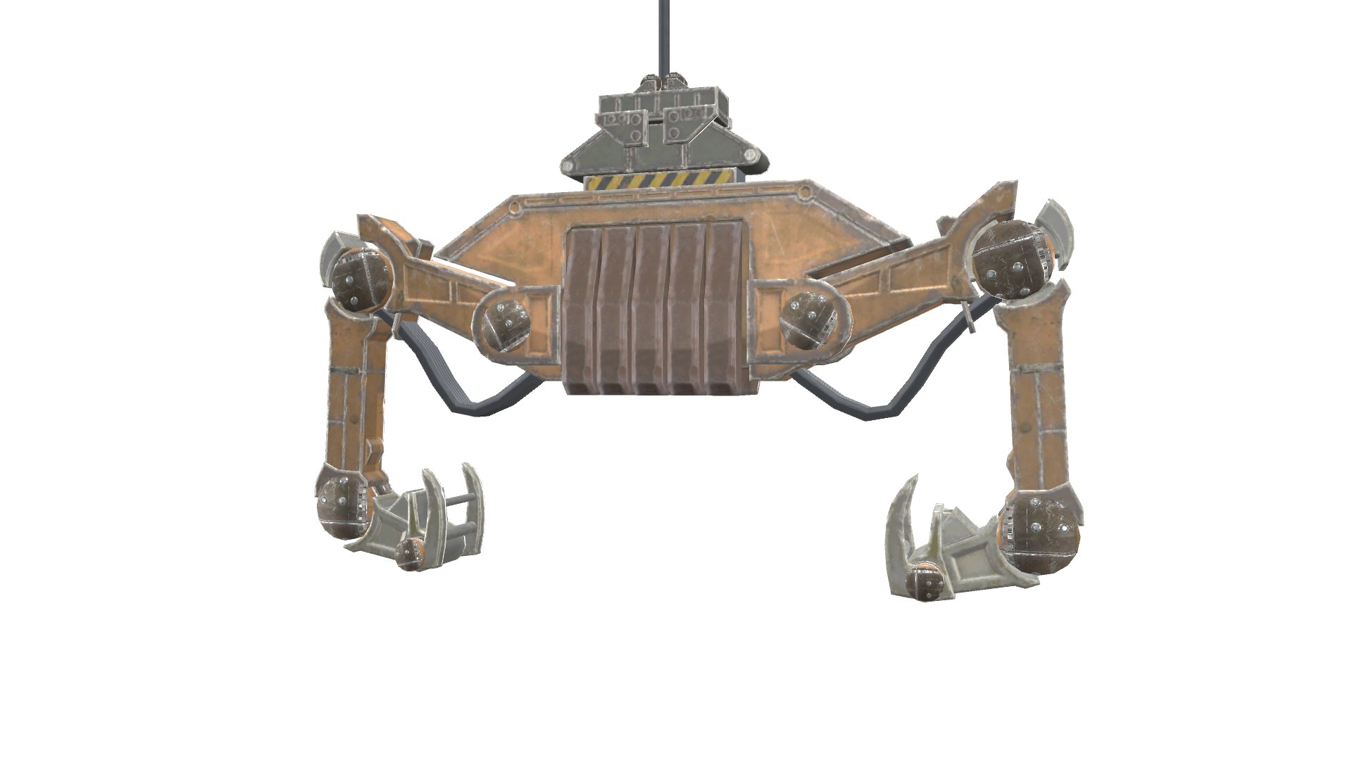 RTG crane model - TurboSquid 1888742