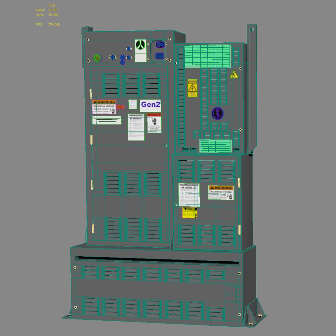 Electrical controller 3D - TurboSquid 1643071