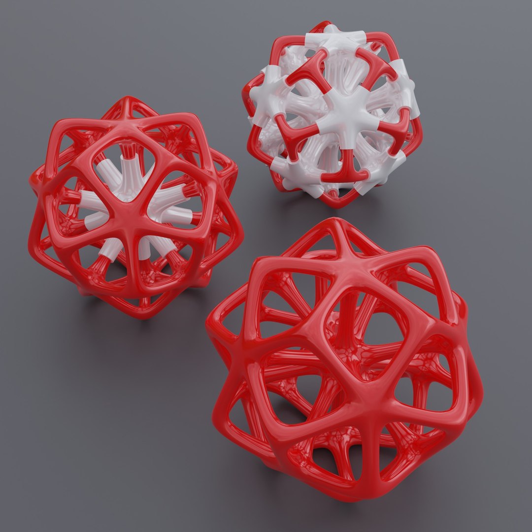 3D Math Sci-Fi Geometries Set 01 Model - TurboSquid 2394613