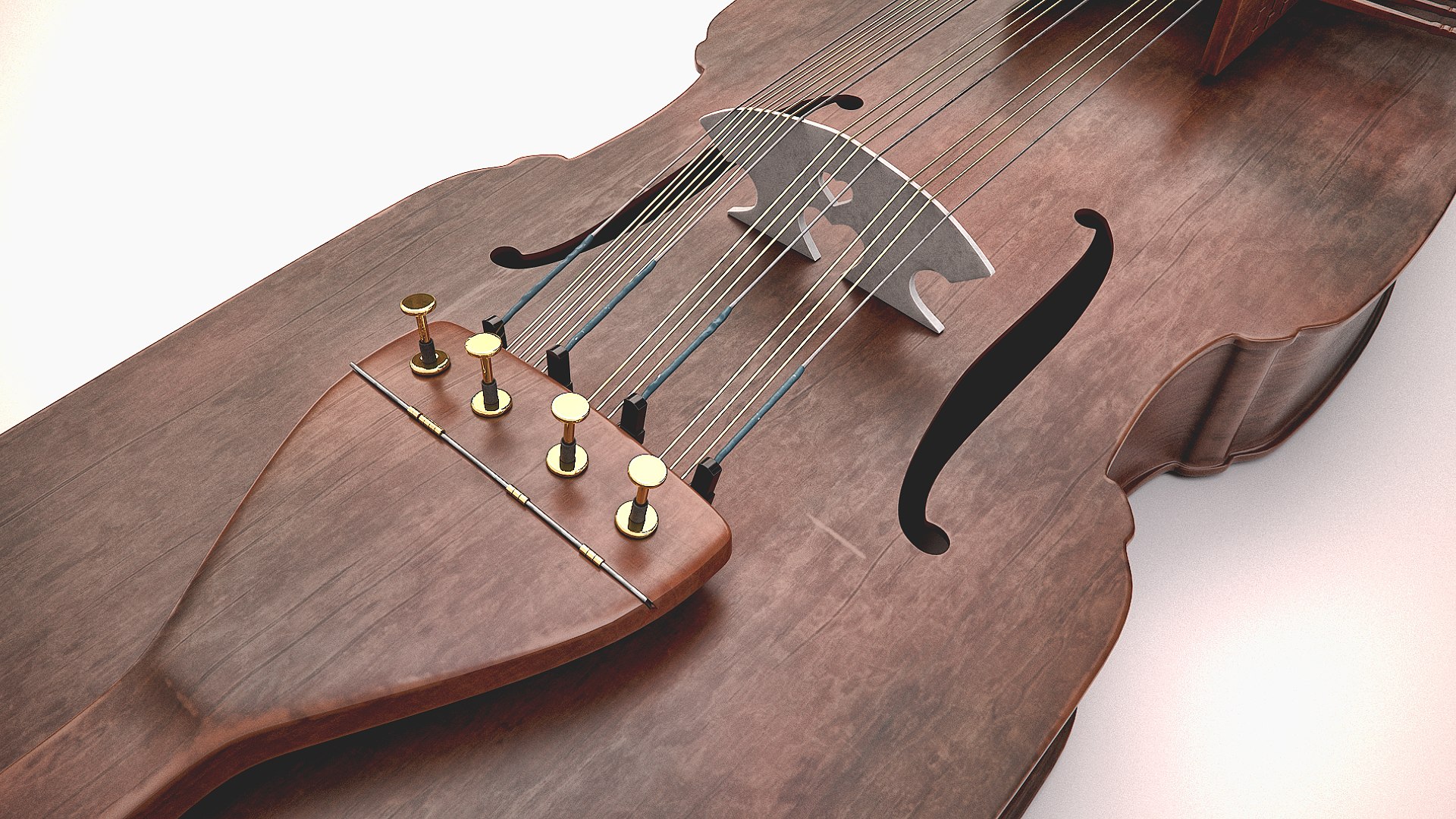 3D Nyckelharpa Swedish Musical - TurboSquid 1391155