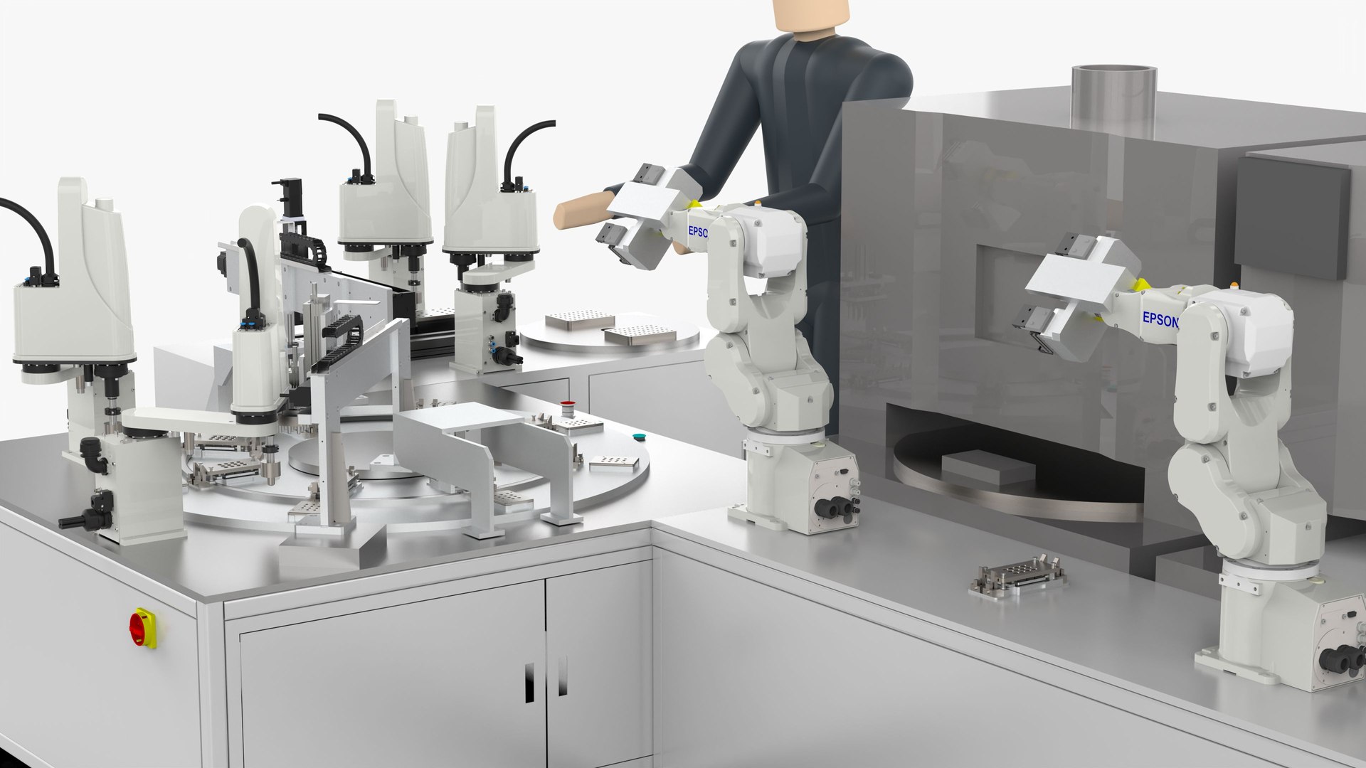 Automatic LED Shell Dispensing Detection Pressure Holding Machine 3D ...