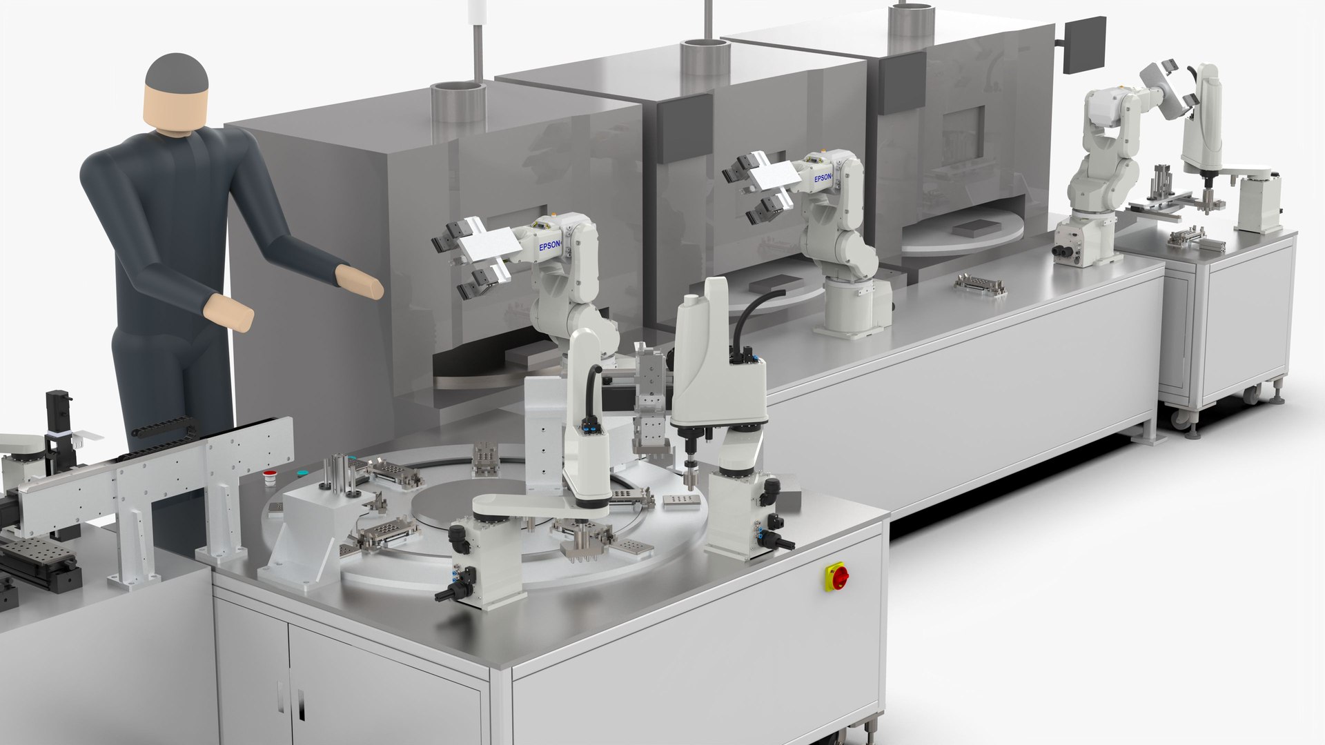 Automatic LED Shell Dispensing Detection Pressure Holding Machine 3D ...