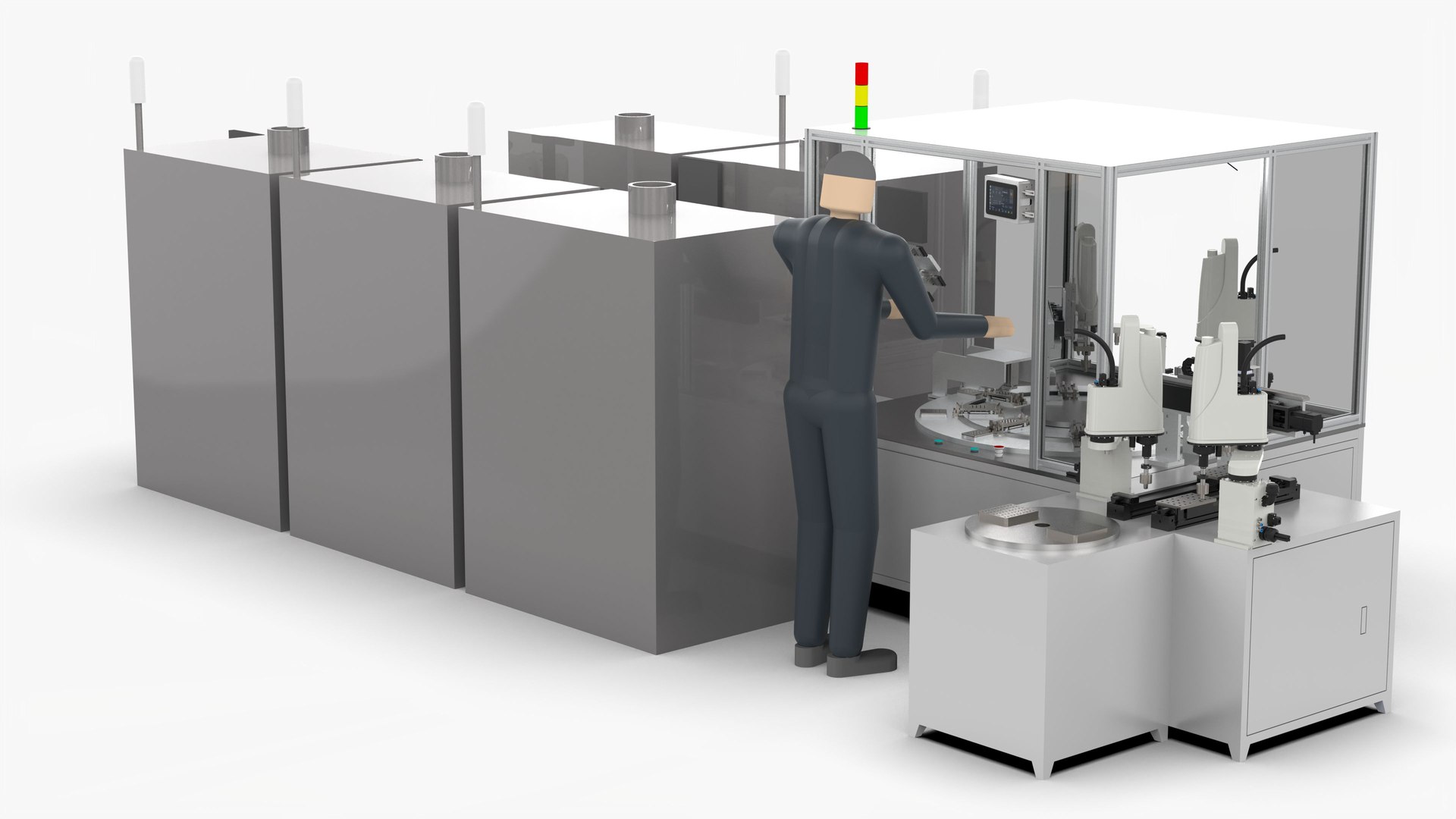 Automatic LED Shell Dispensing Detection Pressure Holding Machine 3D ...