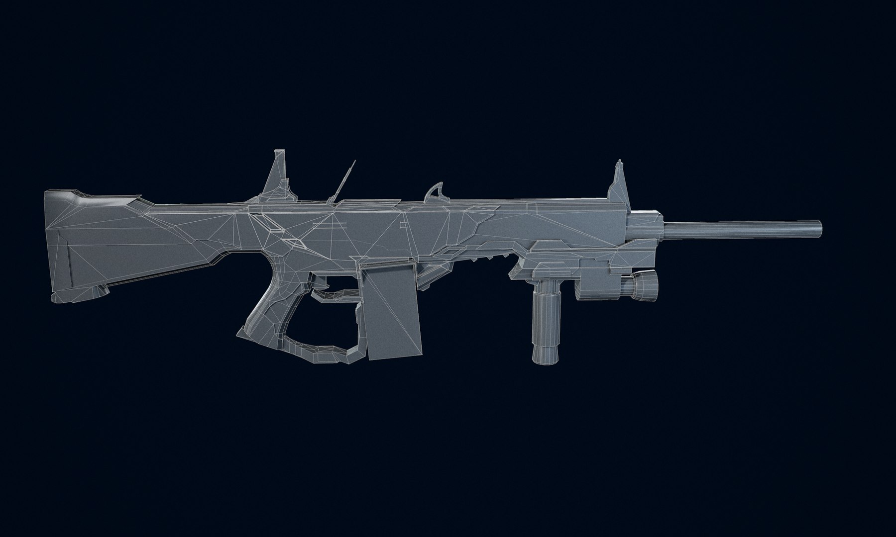3D Gun AA12 Buster - TurboSquid 2065899