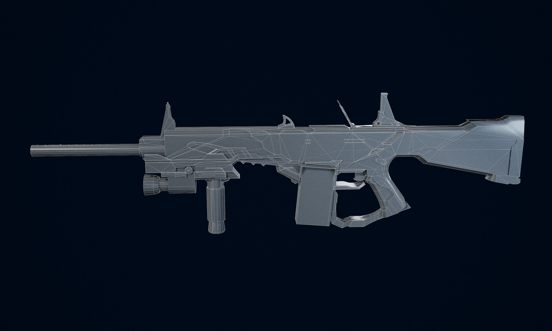 3D Gun AA12 Buster - TurboSquid 2065899